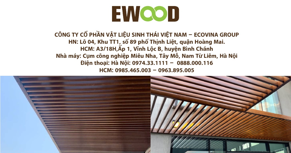 Báo giá - Gỗ nhựa Ewood